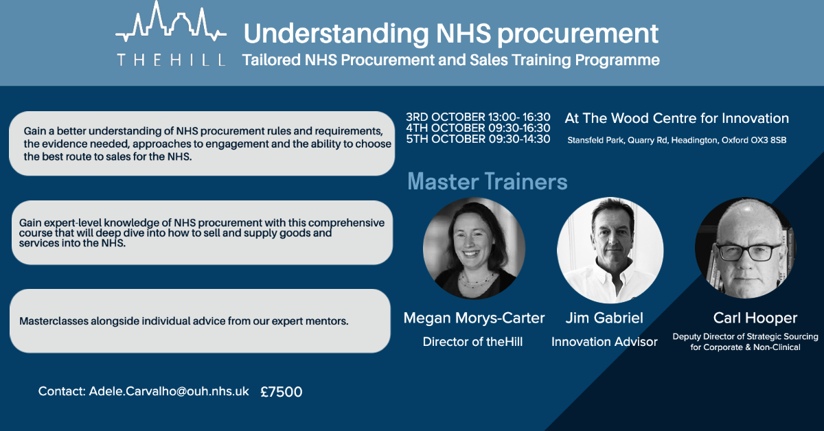 Understanding NHS Procurement – Tailored NHS Procurement and Sales Training Programme by TheHill ...